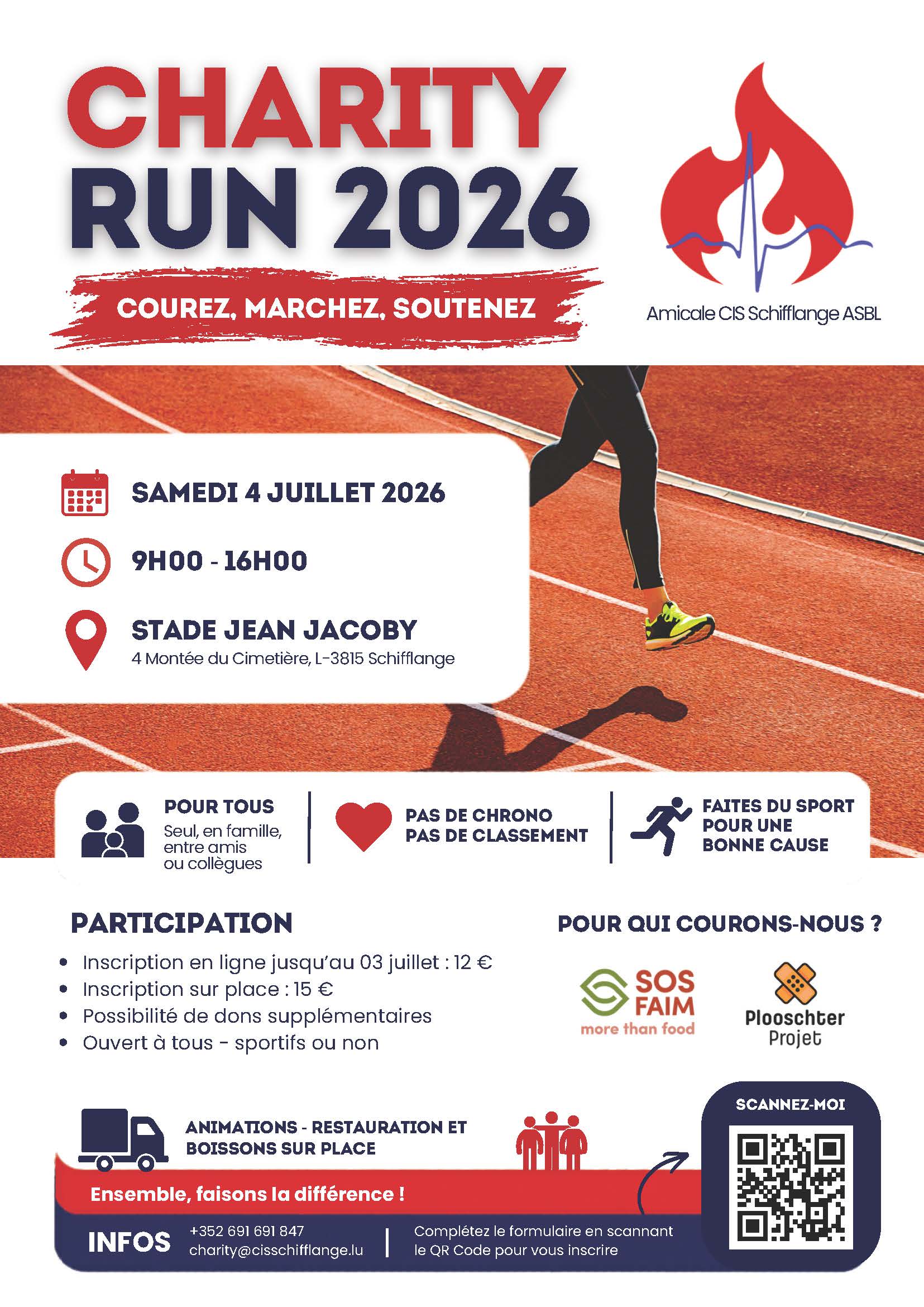 Charity Run 2026 - Amicale CIS Schifflange - Schifflange